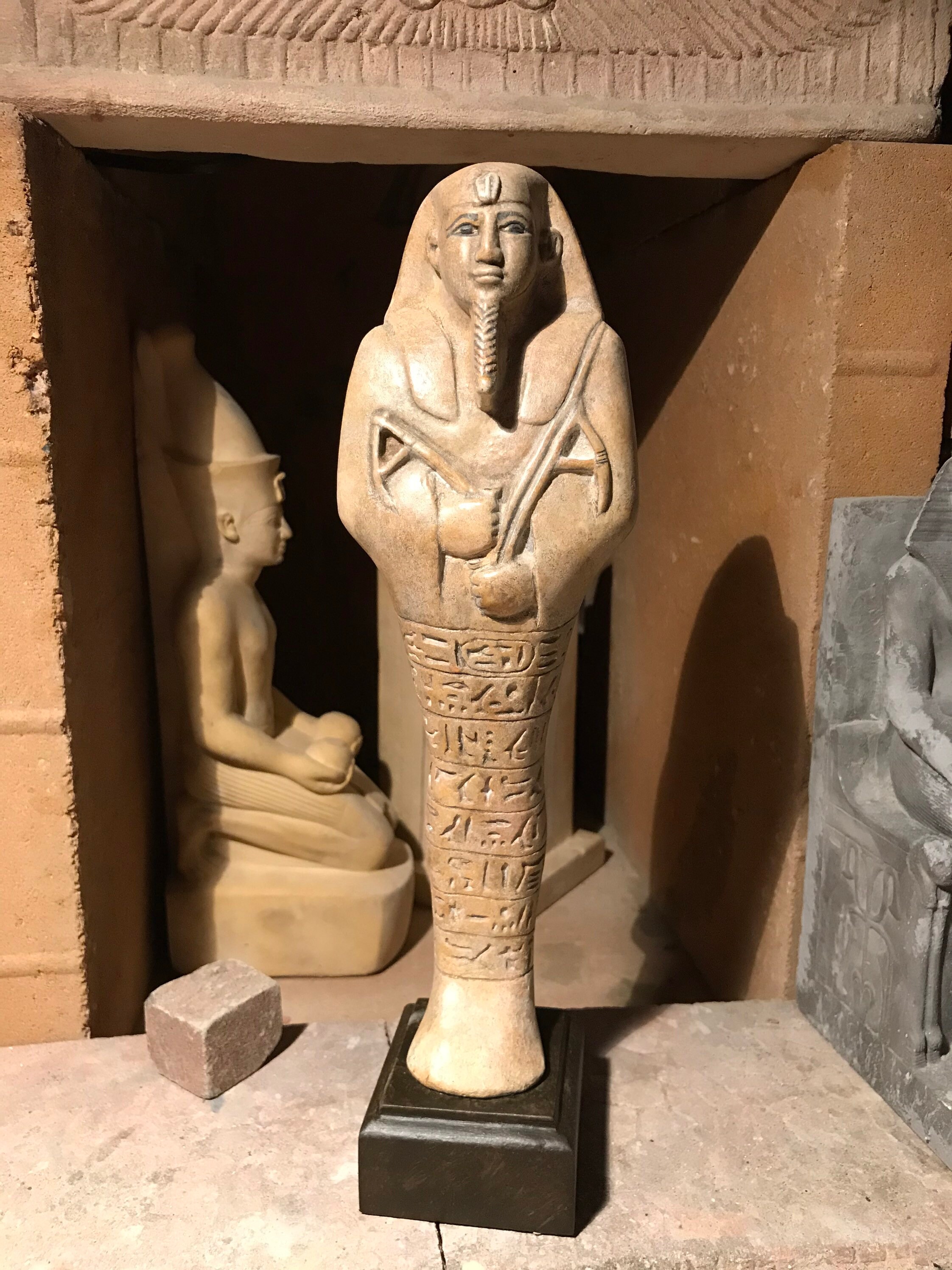 Egyptian statue ushabti figure of King Aspelta Nubian / Kushite ...