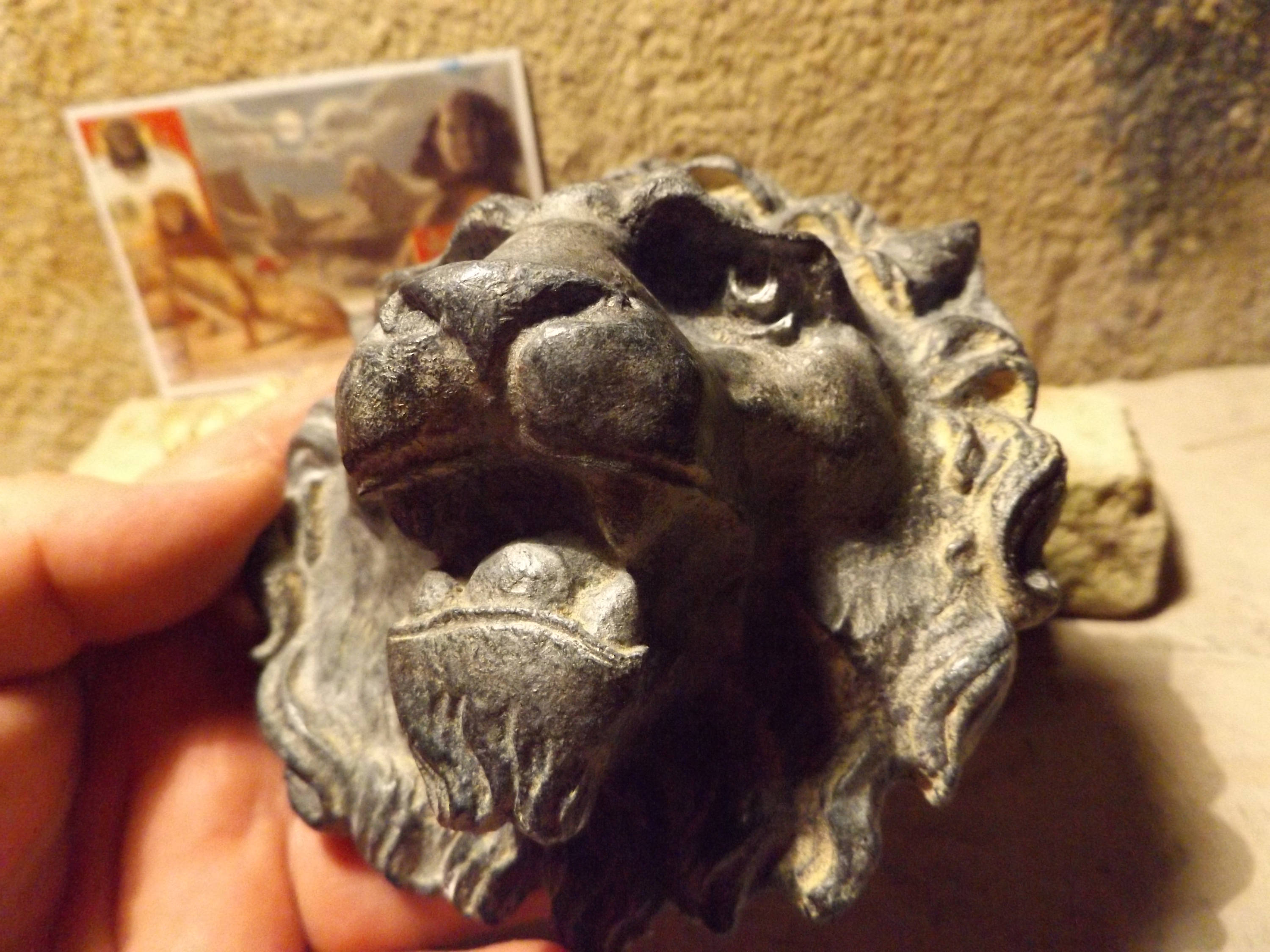 Lion wall statues - Venetian Medieval Gargoyle style. Gothic ...