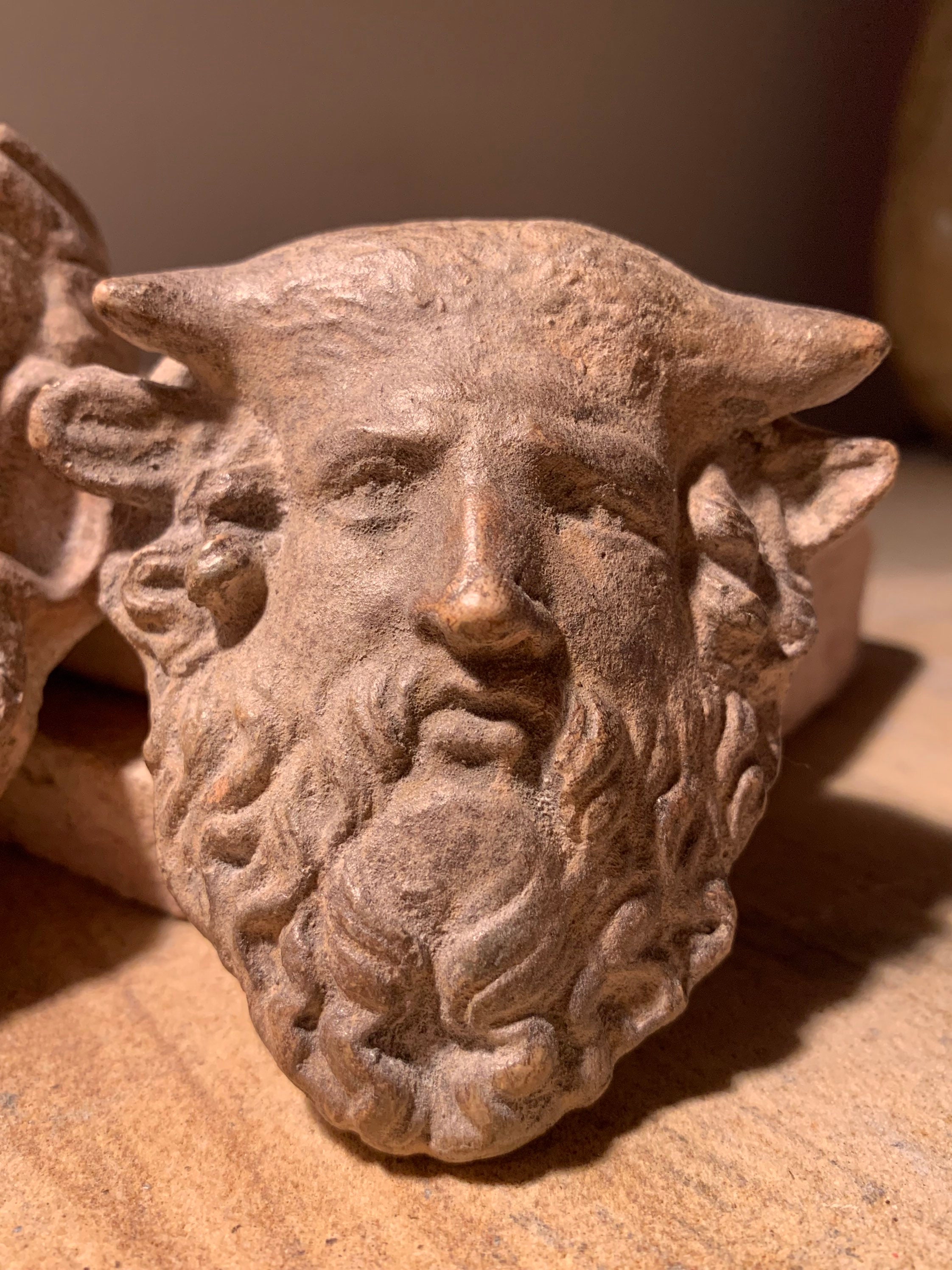 Satyr trio Achelous - Etruscan / Greek / Sculpture Statue set - Museum ...