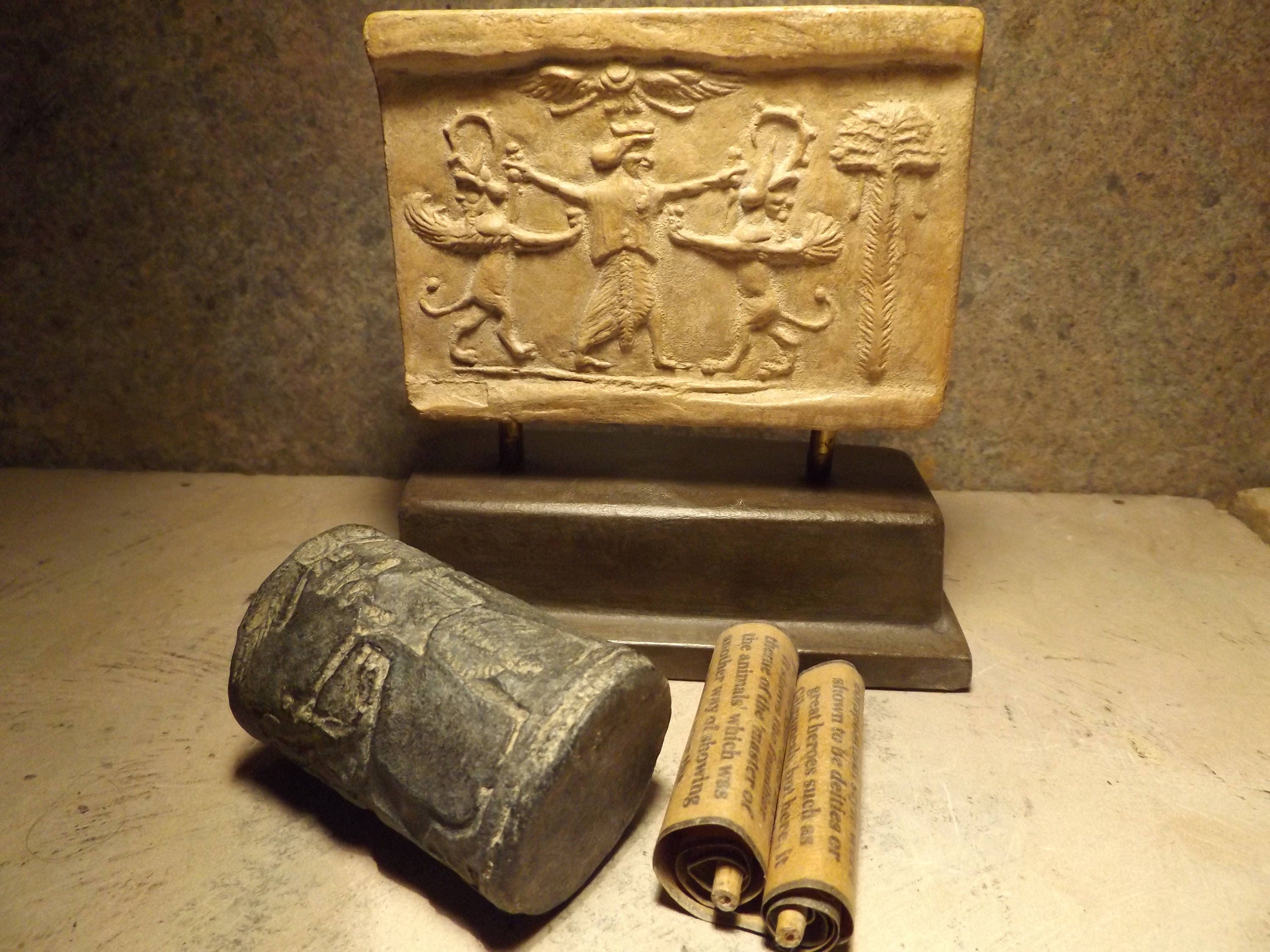 Mesopotamia / Persian cylinder seal & impression replica Achaemenid period