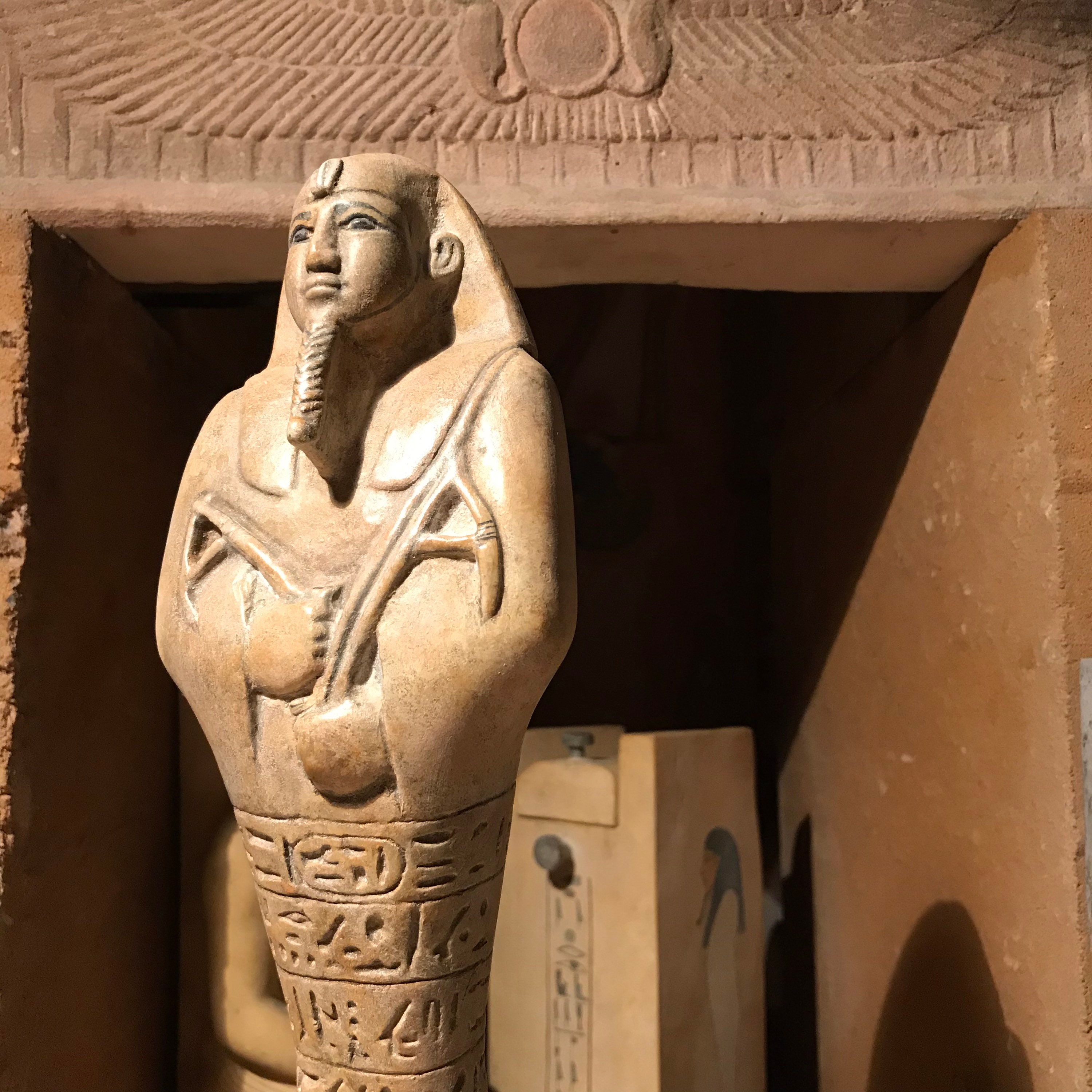 Egyptian statue ushabti figure of King Aspelta Nubian / Kushite ...