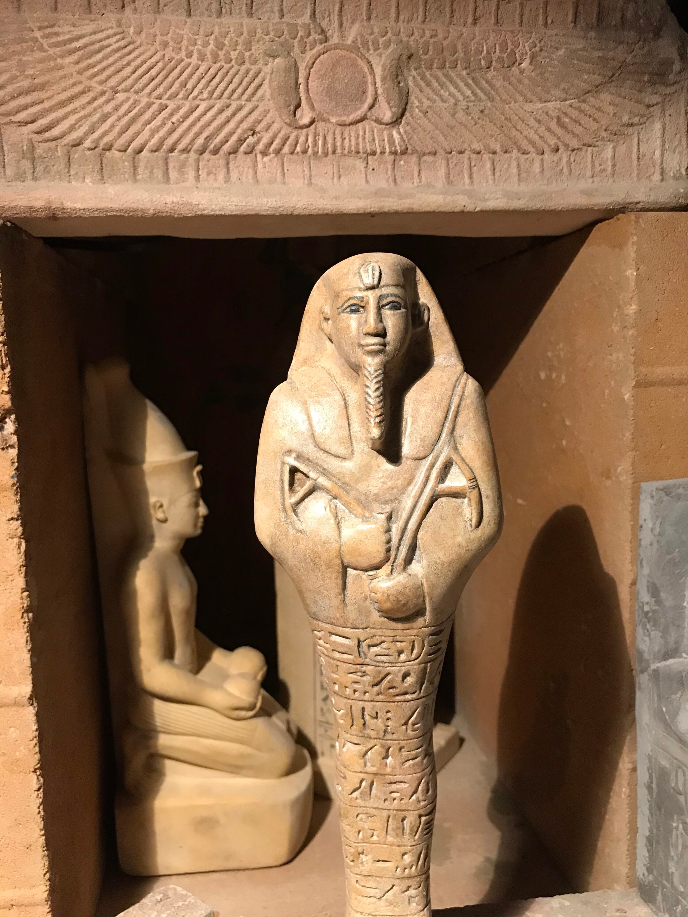 Egyptian statue ushabti figure of King Aspelta Nubian / Kushite ...