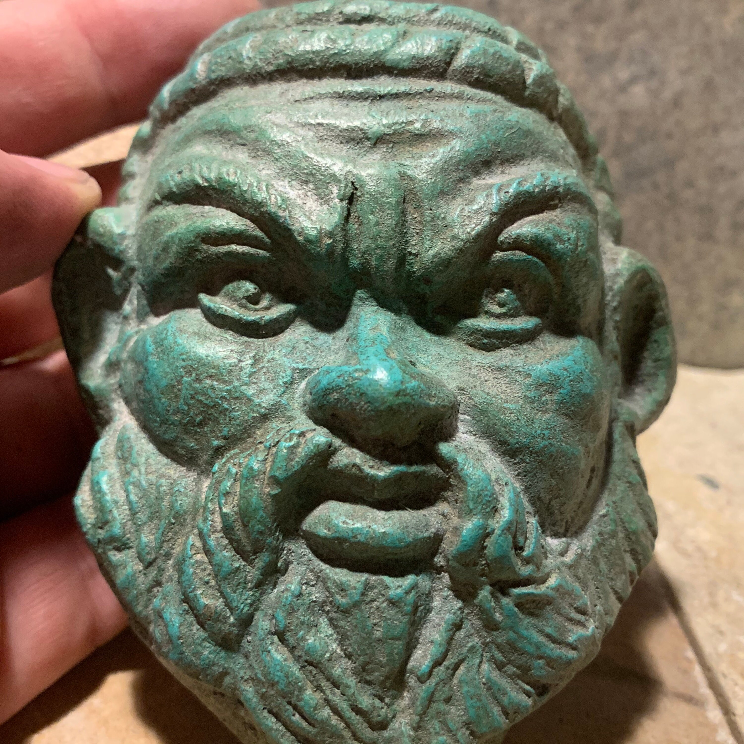 Satyr trio Achelous - Etruscan / Greek / Sculpture Statue set - Museum ...