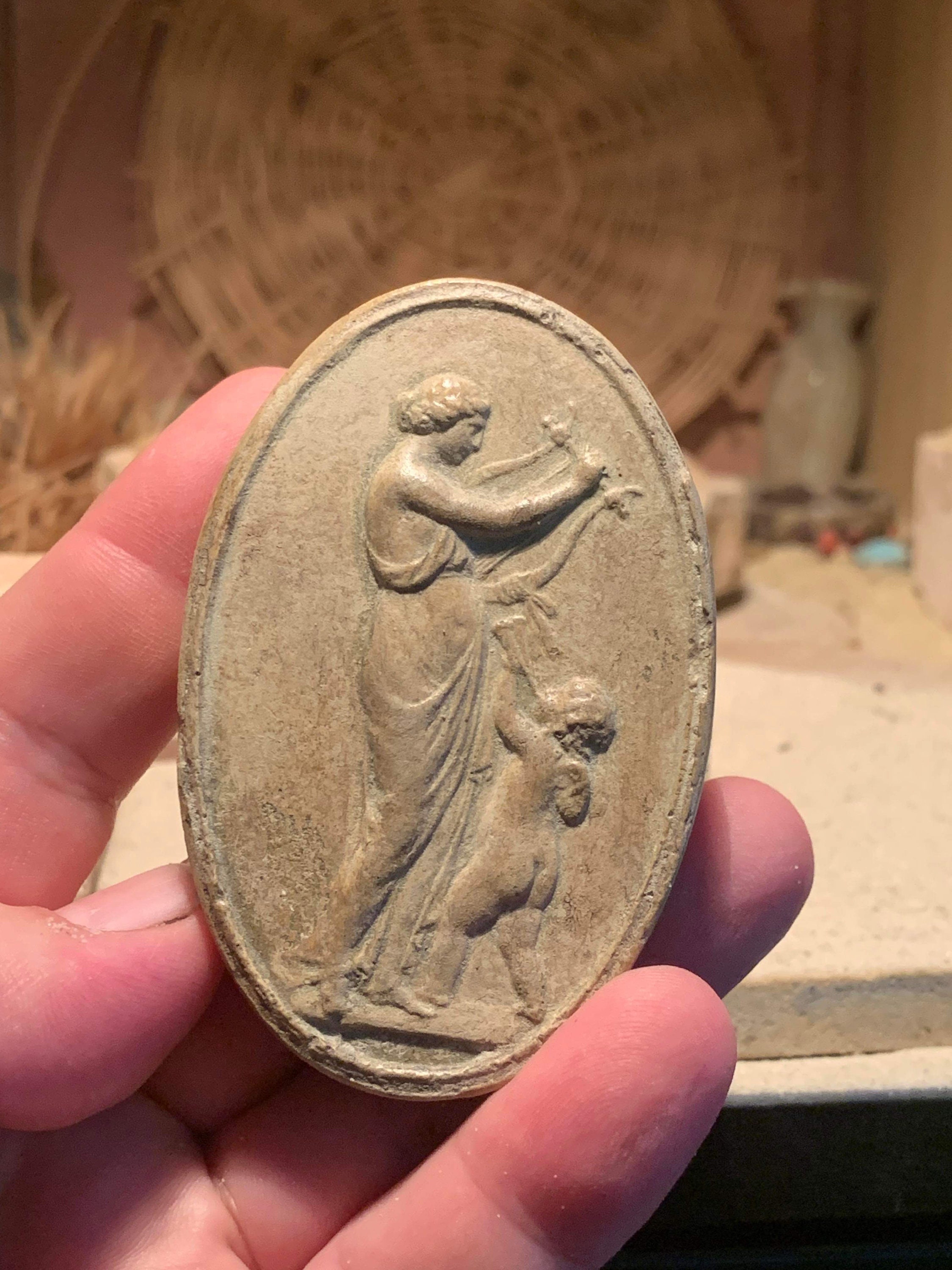 Artemis / Diana with Eros / Cupid - Greek / Roman cameo - Musical interlude