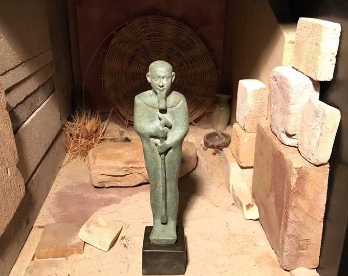 Egyptian Statue Replica of the Creator God Ptah. Patron of Arts and ...