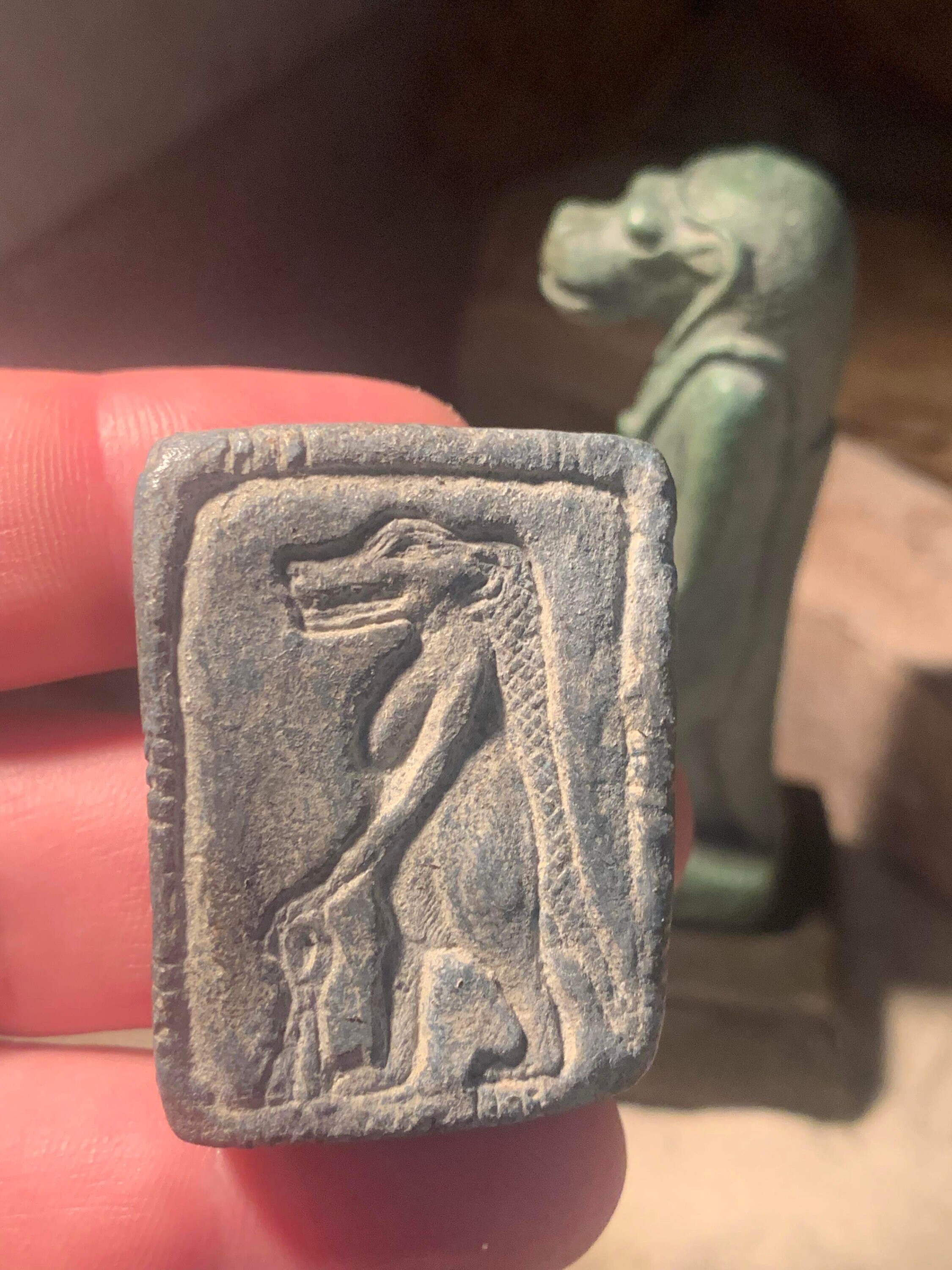 Egyptian statue Taweret - Hippopotamus.Protector Goddess of childbirth ...