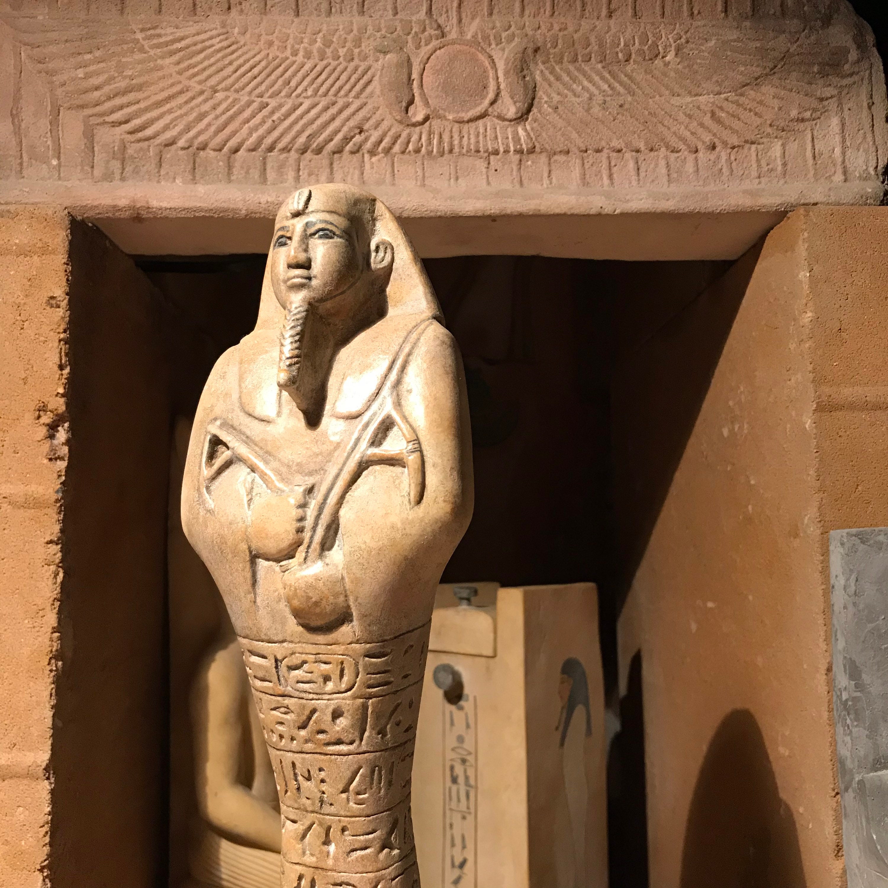 Egyptian statue ushabti figure of King Aspelta Nubian / Kushite ...