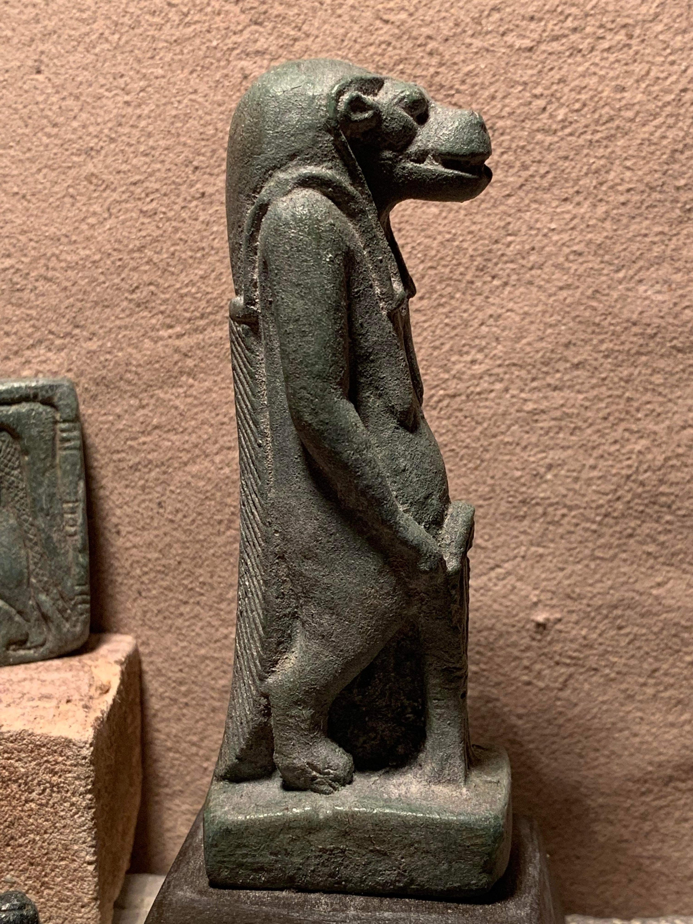 Egyptian statue Taweret - Hippopotamus.Protector Goddess of childbirth ...