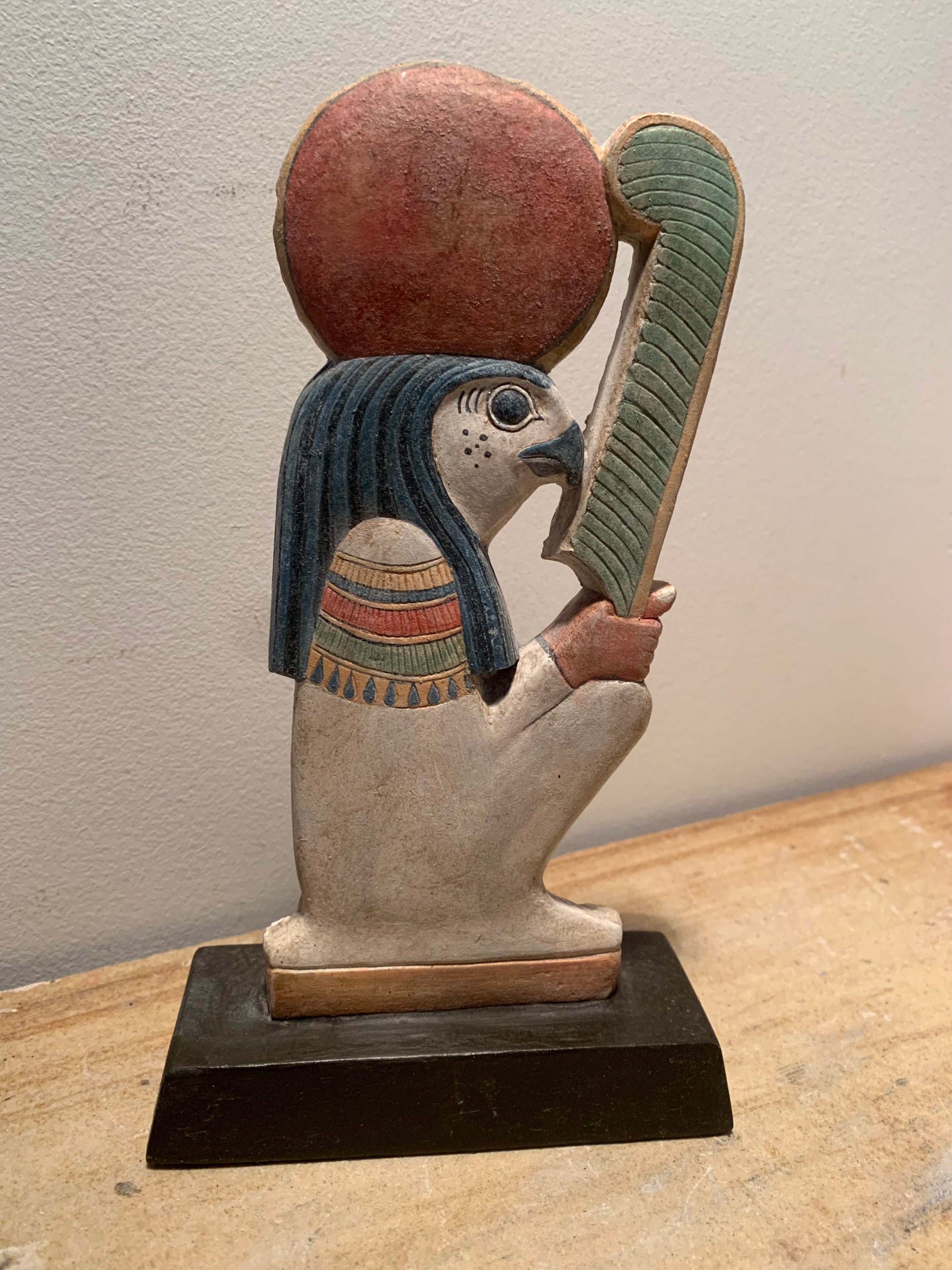 Egyptian relief sculpture replica of Ra - Horakhty.