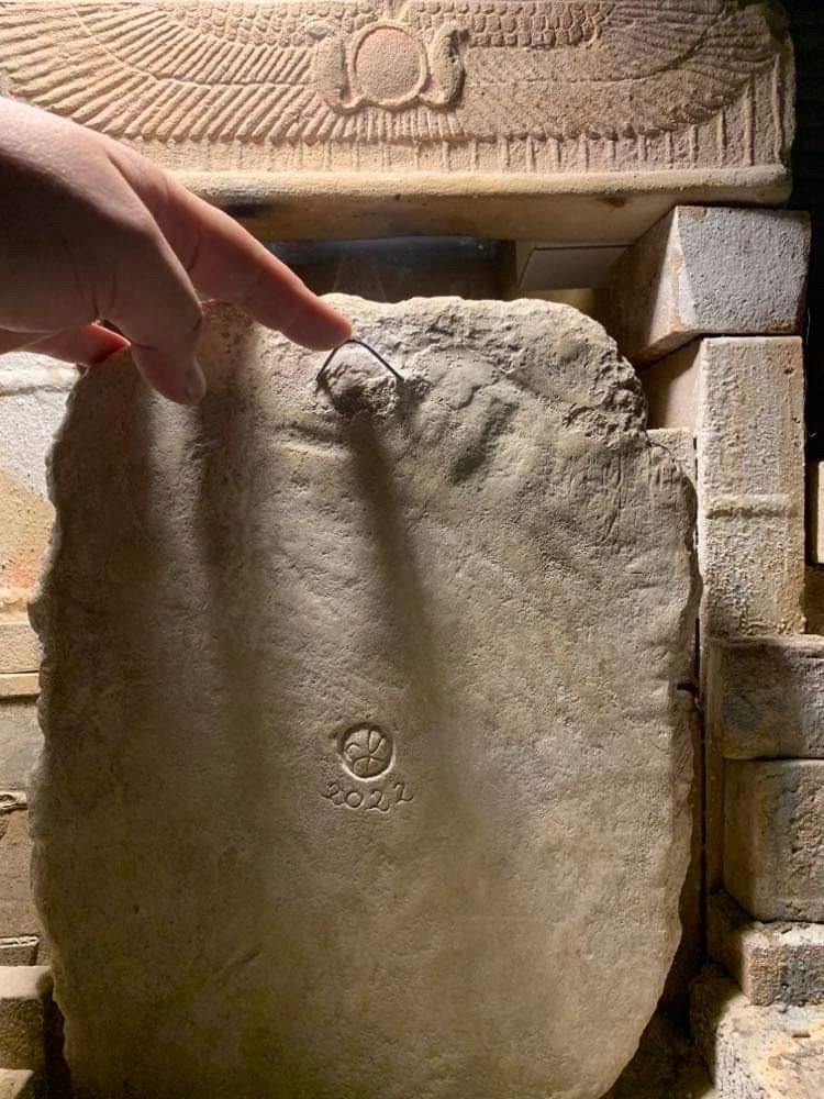 Egyptian art / sculpture - painted relief carving of Queen Nefertari ...