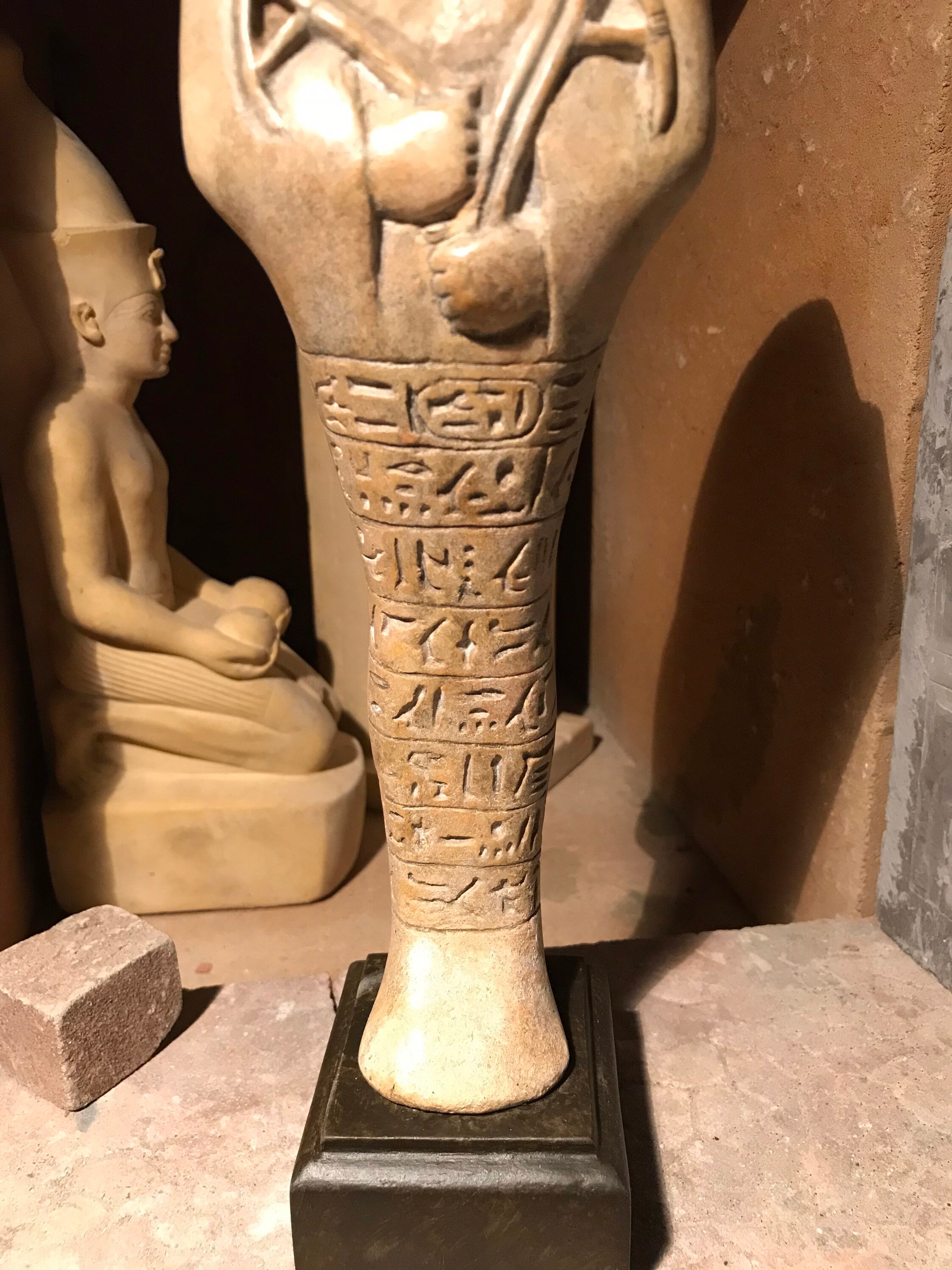 Egyptian statue ushabti figure of King Aspelta Nubian / Kushite ...