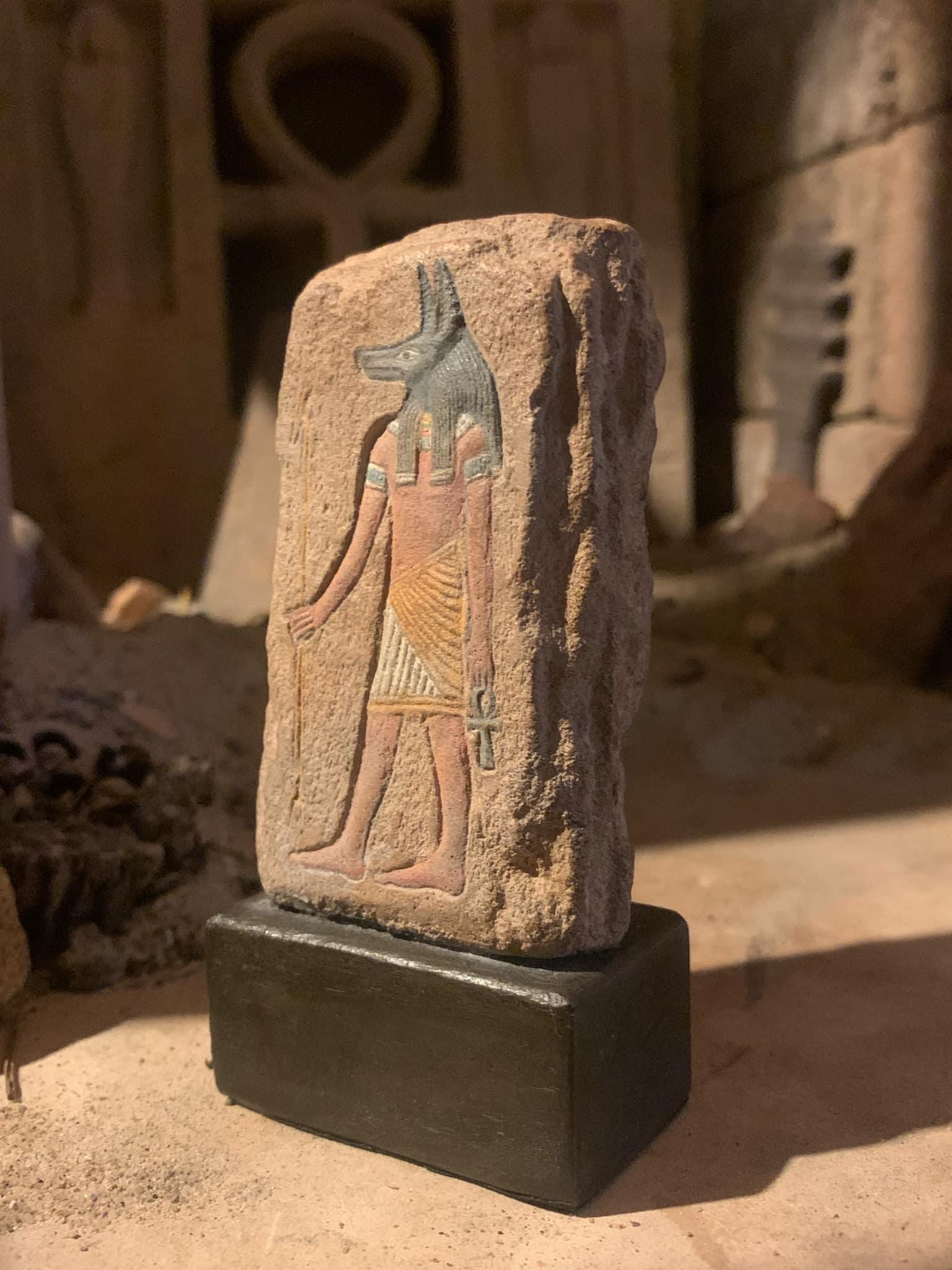 Egyptian art - Anubis - A relief sculpture of the ancient mummification ...