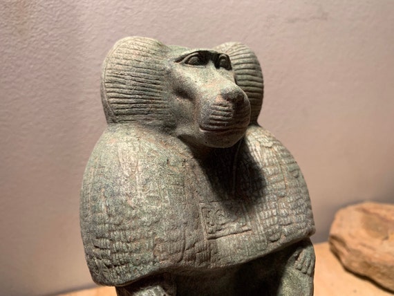 Egyptian Statue / Sculpture of the God of Wisdom and Writing - Etsy