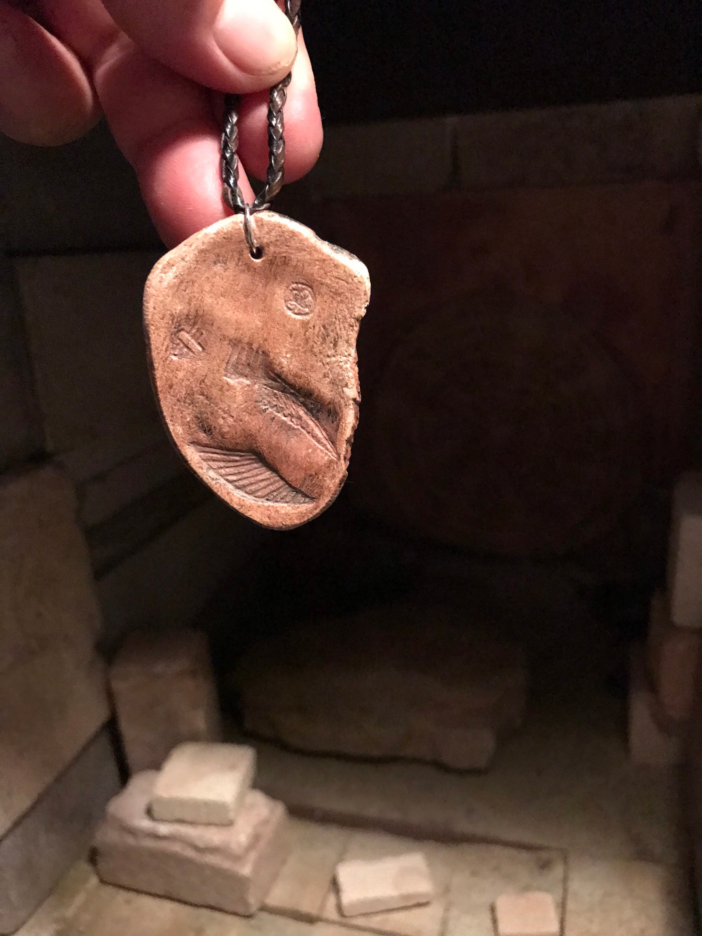 Griffin / Gryphon necklace amulet. Ancient Celtic, Gothic, Medieval ...