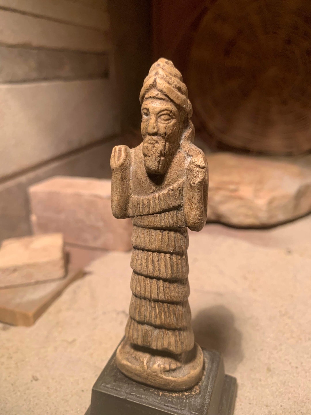 Sumerian Statue Replica. Lord Enki Statue. - Etsy Australia