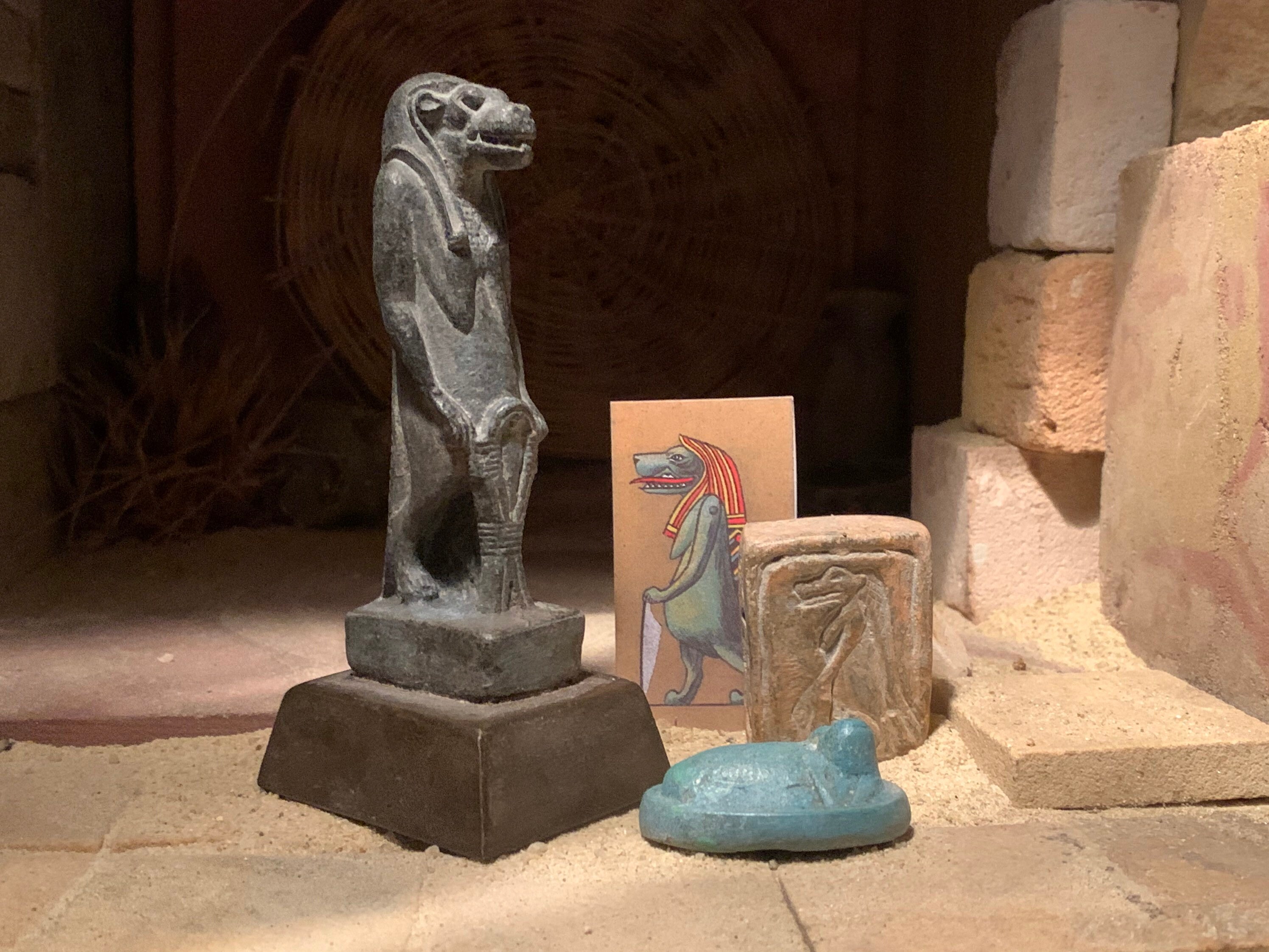 Egyptian statue Taweret - Hippopotamus.Protector Goddess of childbirth ...