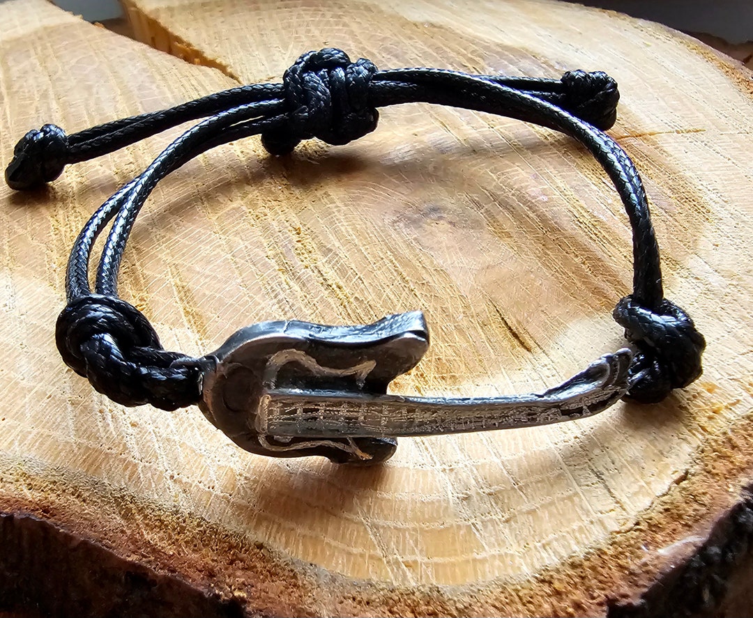 ELECTRIC GUITAR Bracelet, Rustic Guitar, Music Jewelry, Man Bracelet ...