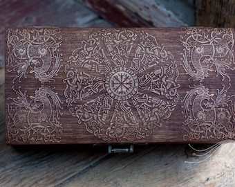 Wooden Celtic Design Box - Etsy
