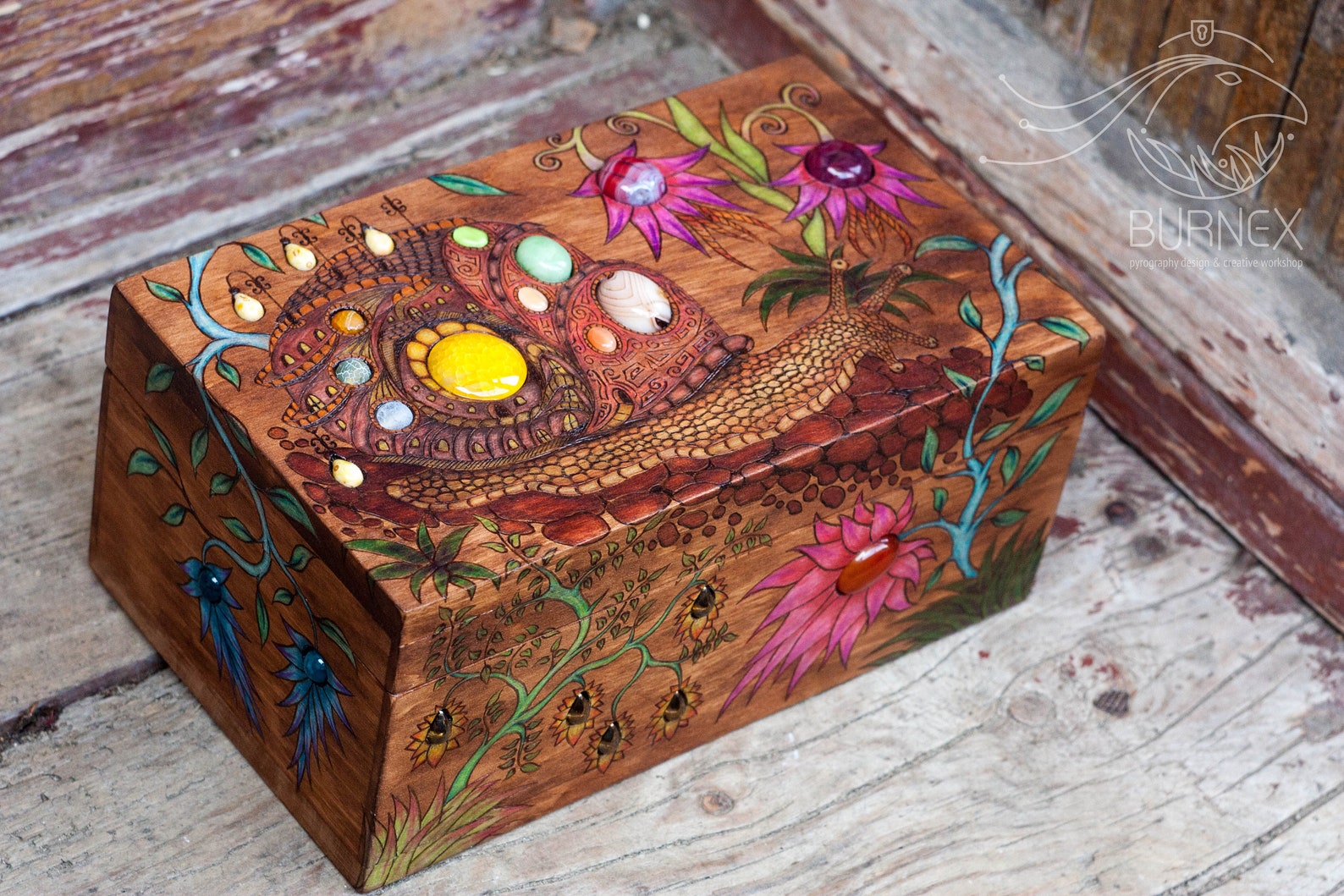 EXAMPLE LISTING Wooden Custom Treasury Box Engraved Wooden - Etsy
