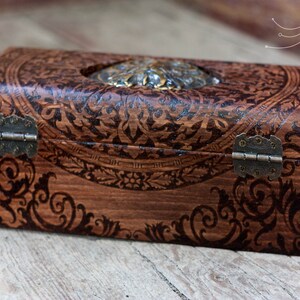 Wooden Custom Stylish Box Dragon Chest Engraved Wooden Box - Etsy