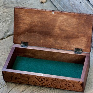 Wooden Runic Box | Vintage Money Box | Jewelry Box | Keepsake Box - Etsy