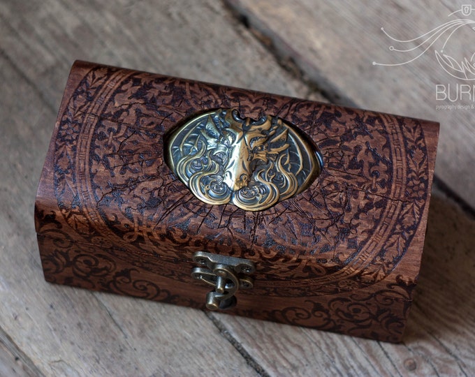 Wooden Custom Stylish Box Dragon Chest Engraved Wooden Box | Etsy