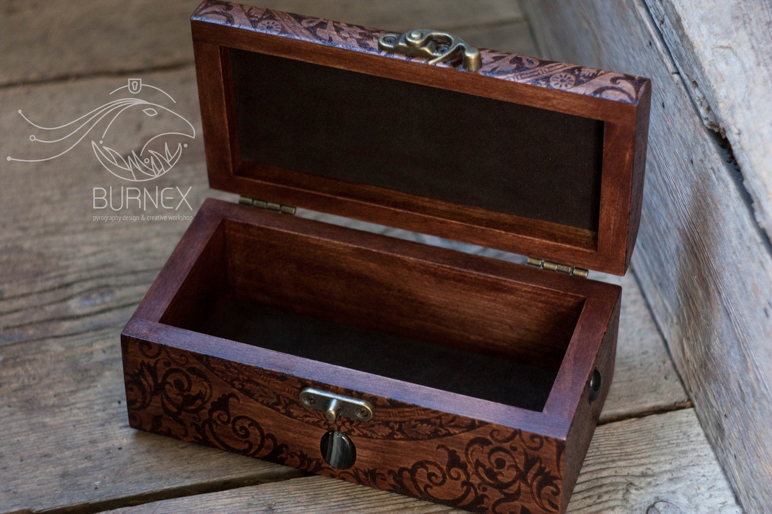 Wooden Custom Stylish Box Dragon Chest Engraved Wooden Box - Etsy