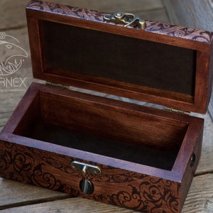 Wooden Custom Stylish Box Dragon Chest Engraved Wooden Box - Etsy