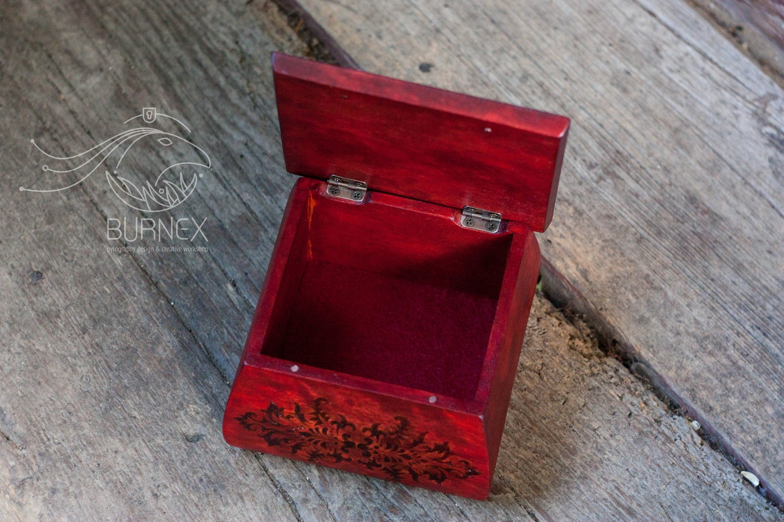 Wooden Beautiful Vintage Jewelry Box Custom Keepsake Box - Etsy