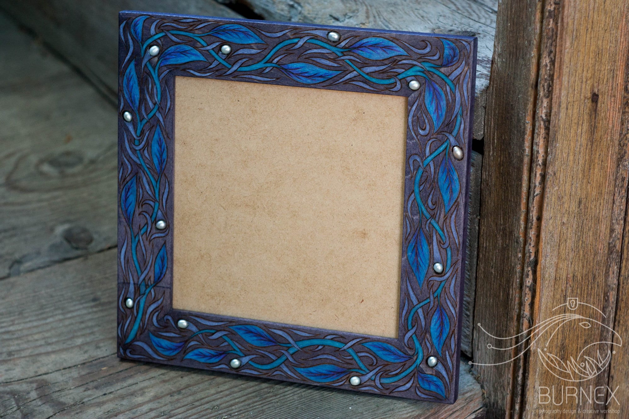 Wooden vintage elven photo frame Photo frame with window | Etsy