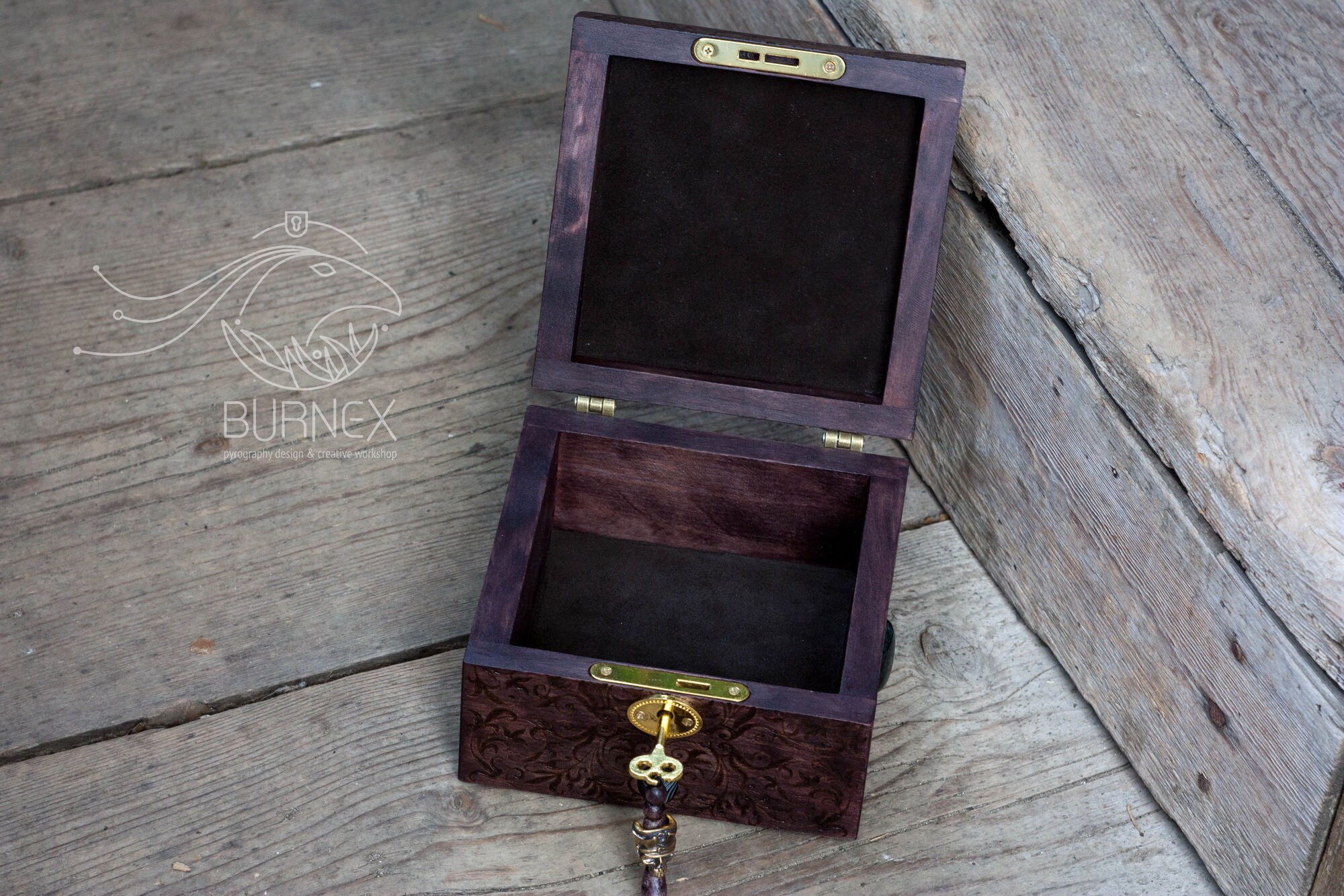 Big Skull Box Gothic Box Goth Wooden Crafted Vintage | Etsy