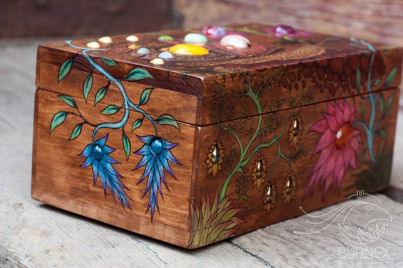 EXAMPLE LISTING Wooden Custom Treasury Box Engraved Wooden - Etsy