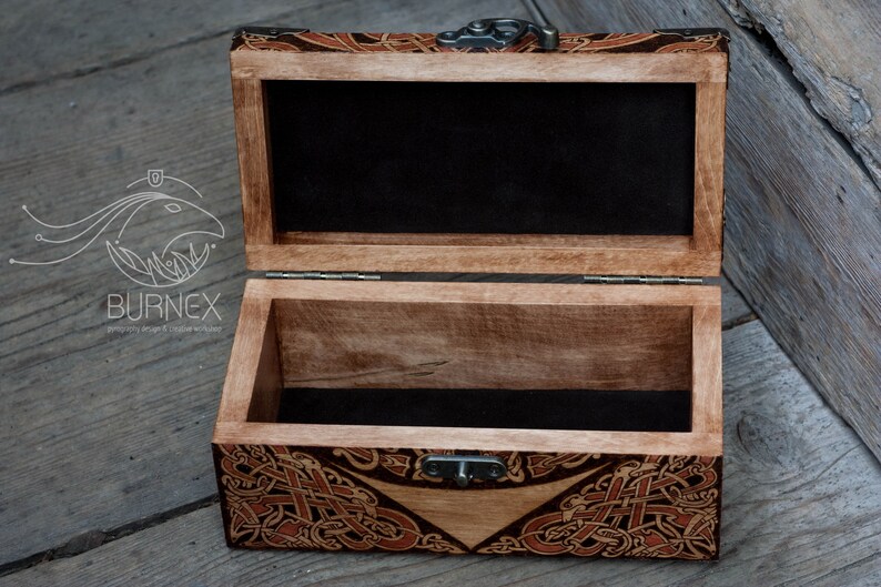 Viking shield box wooden crafted vintage jewelry box | Etsy