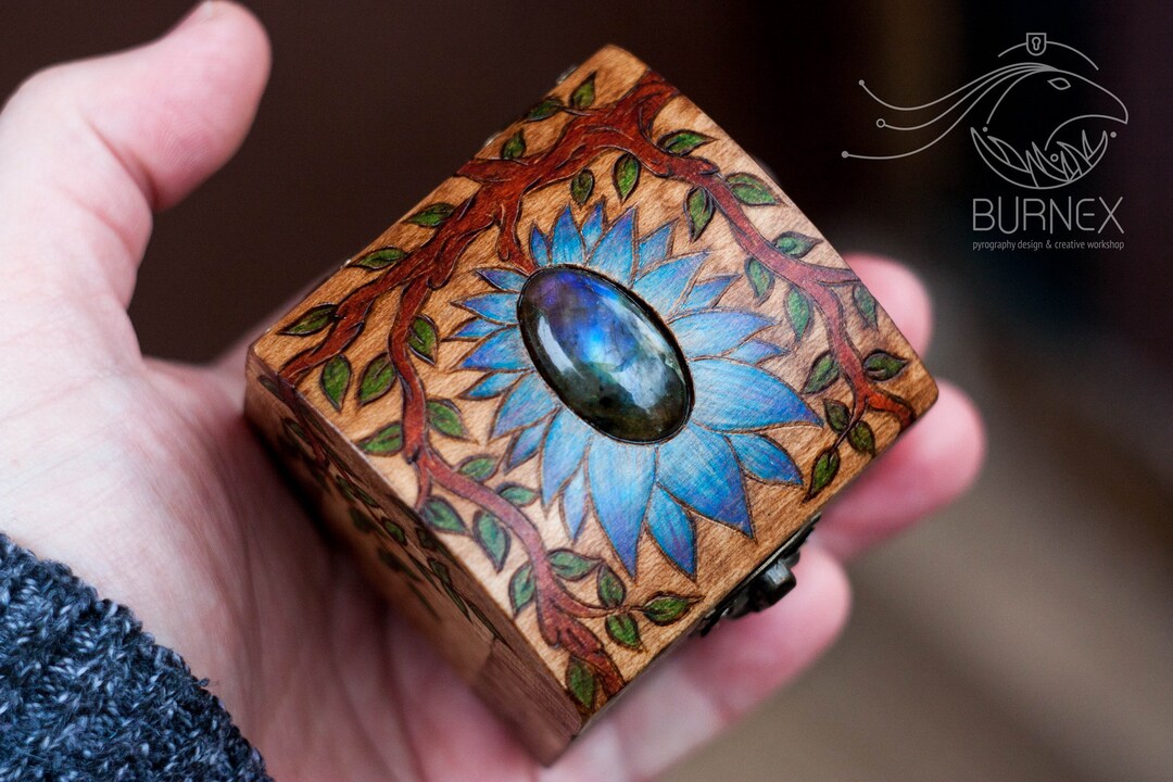 Little Wooden Beautiful Custom Box for Rings | Ring Box | Tiny Keepsake ...