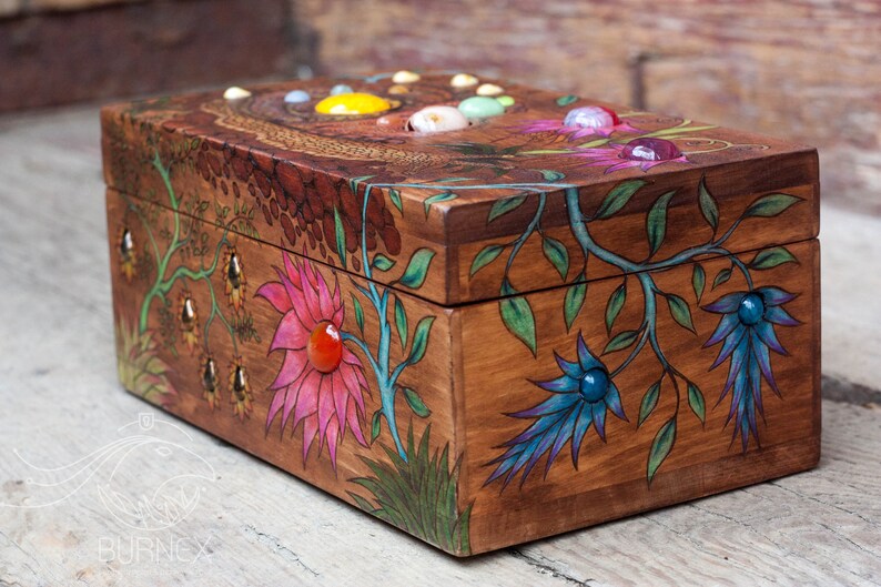EXAMPLE LISTING Wooden Custom Treasury Box Engraved Wooden - Etsy