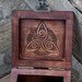 Wooden Celtic Chest Vintage Jewelry Box Rustic Design Box - Etsy