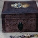 Big Skull Box Gothic Box Goth Wooden Crafted Vintage Jewelry Box Wooden ...