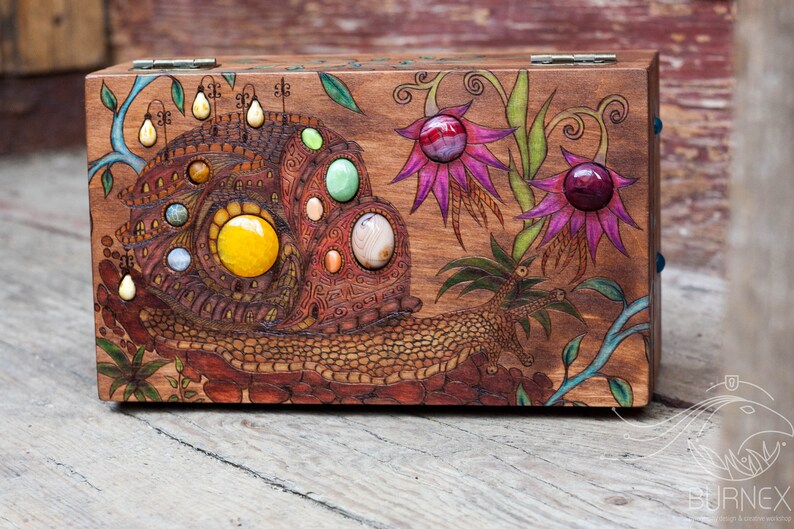 EXAMPLE LISTING Wooden Custom Treasury Box Engraved Wooden - Etsy