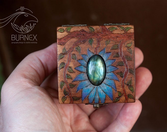 Little Wooden Beautiful Custom Box for Rings Ring Box Tiny - Etsy