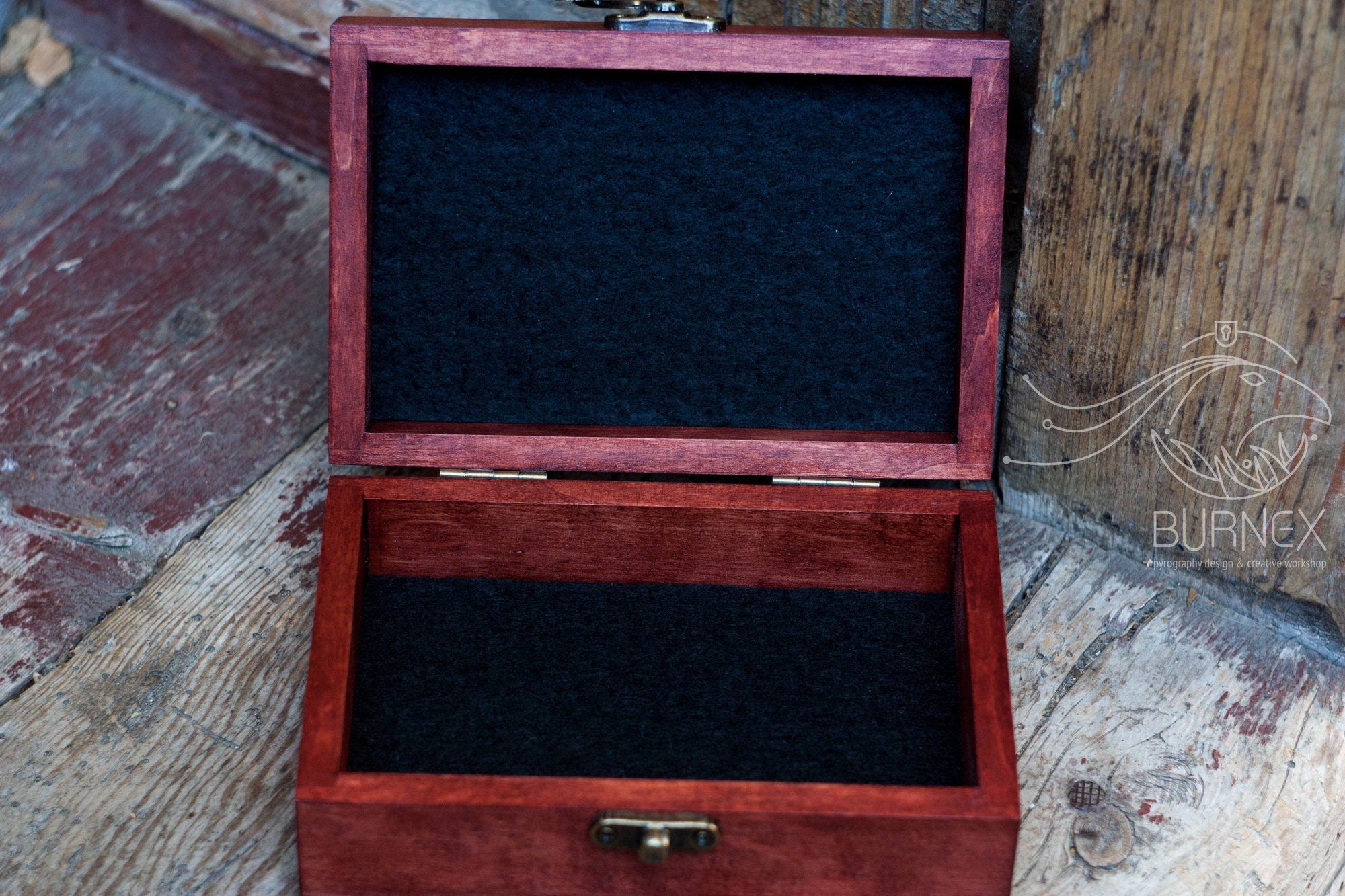 Wooden Tarot Box Engraved Custom Box Divination | Etsy