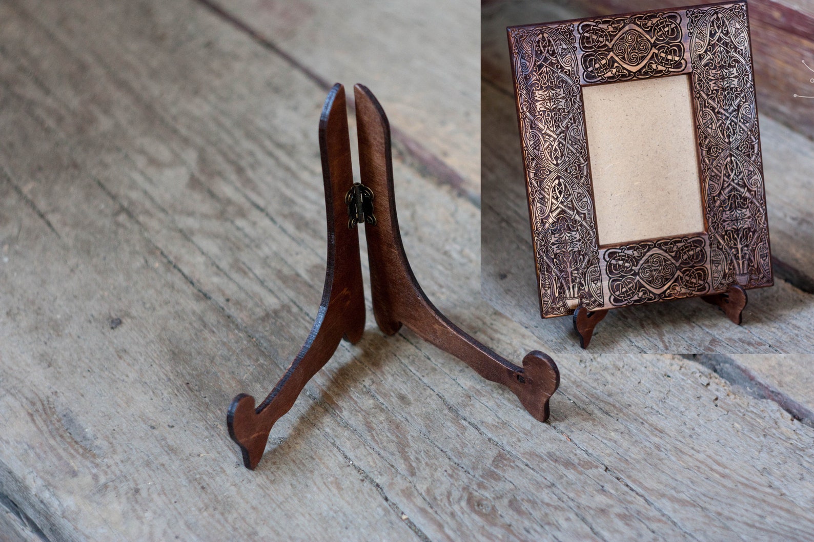 Wooden Vintage Elven Photo Frame Photo Frame With Window - Etsy