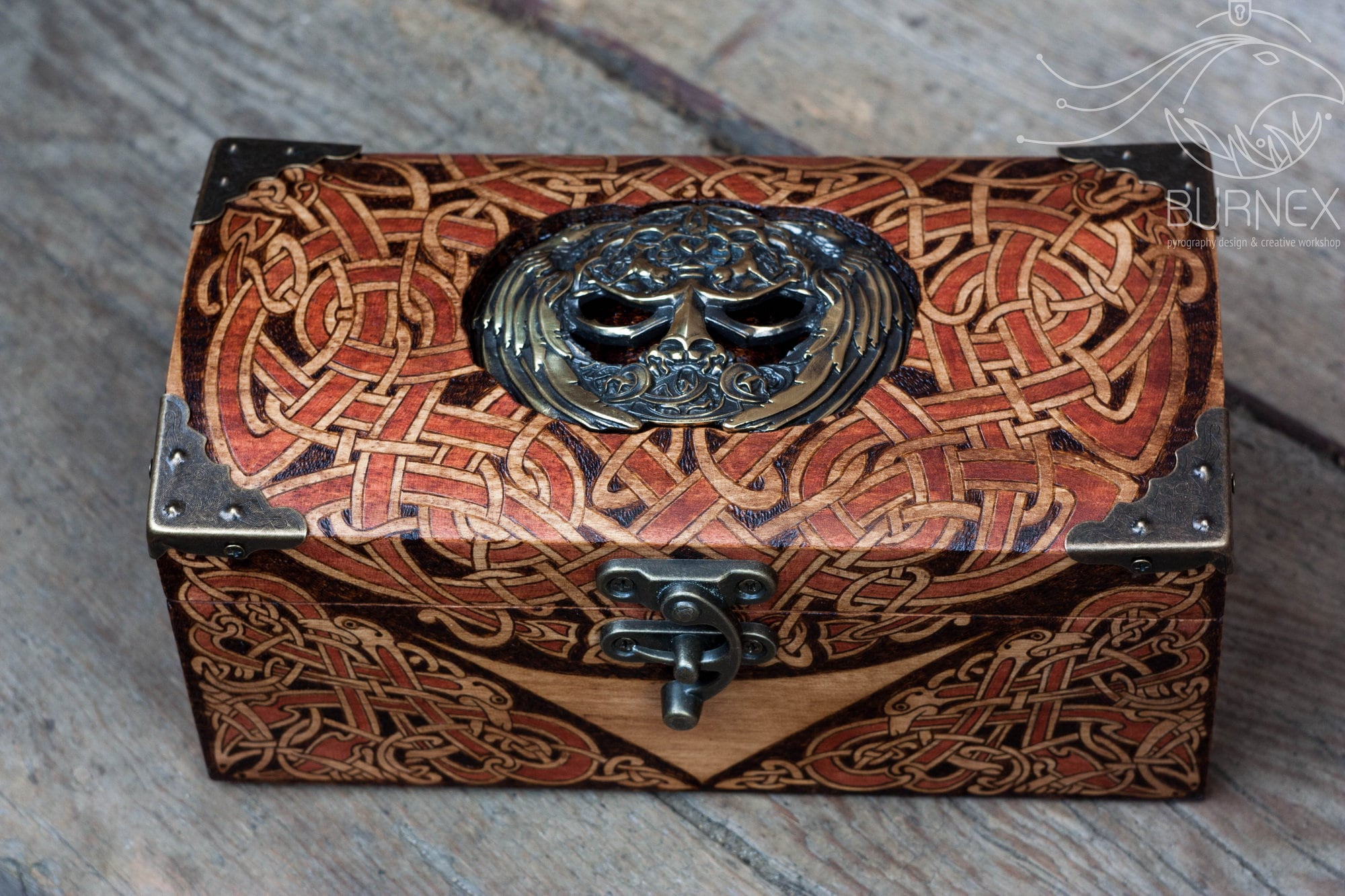 Viking shield box wooden crafted vintage jewelry box | Etsy