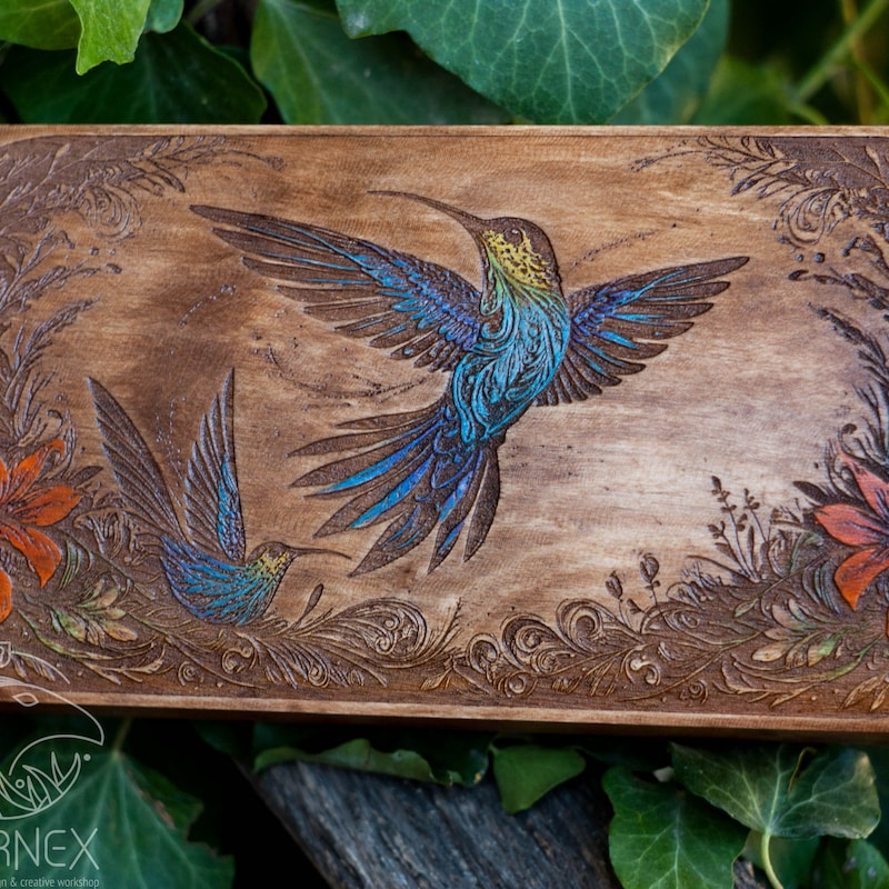 Wooden Jewelry Box Native - Etsy UK