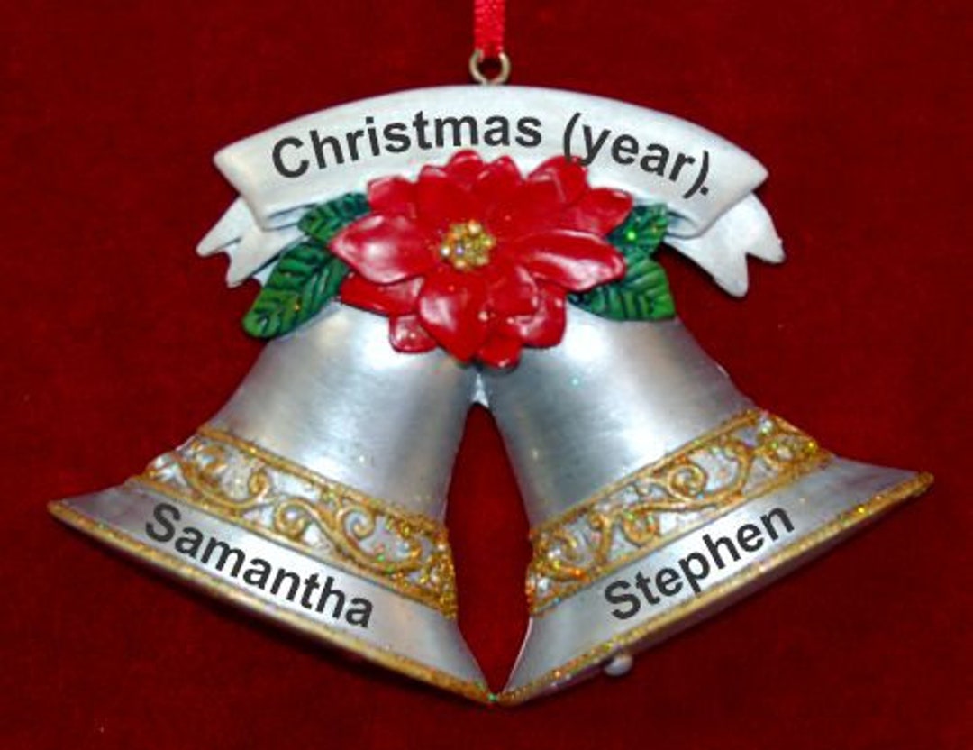 Silver Bells 'n Holly Personalized Christmas Ornament Personalized by ...