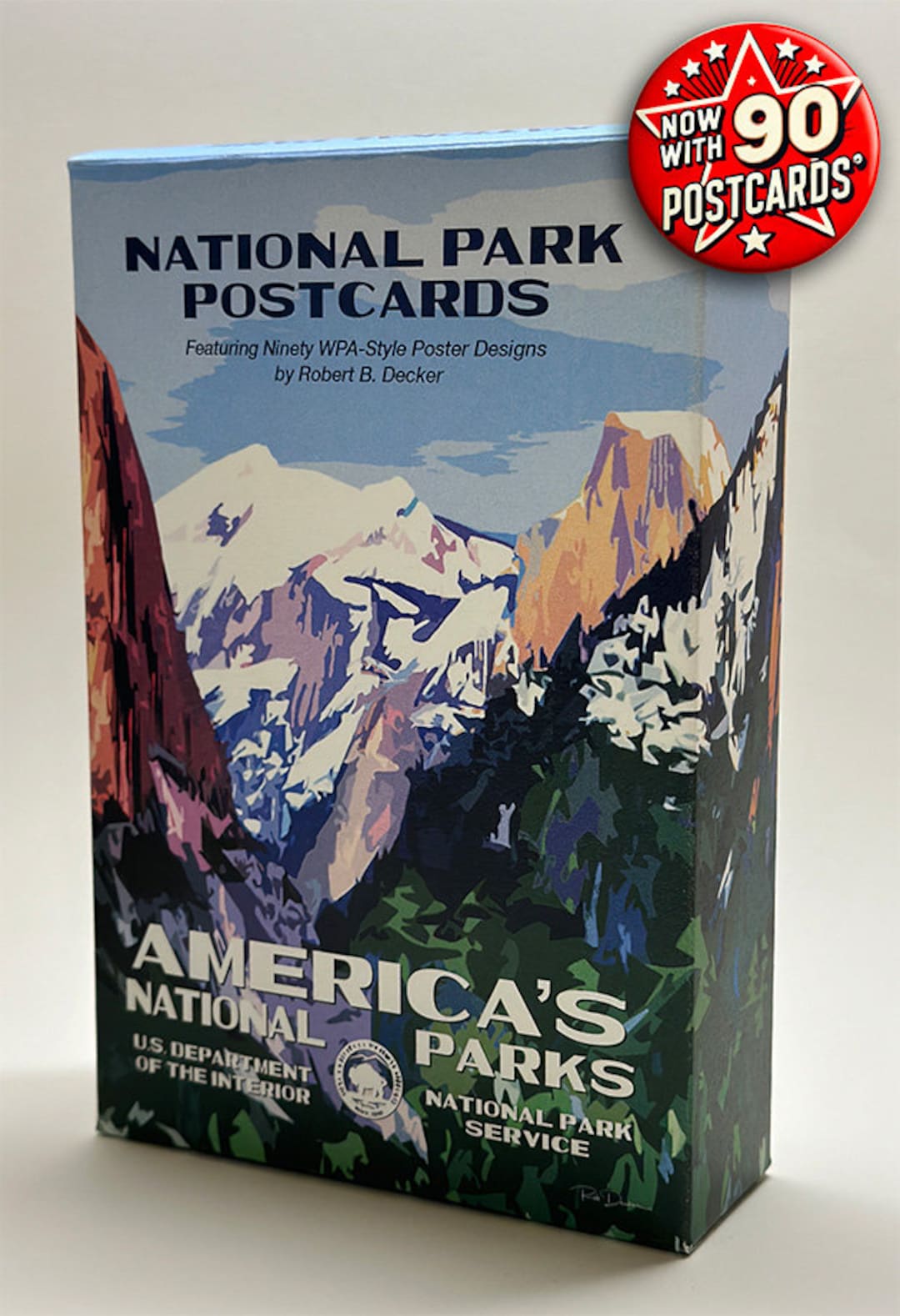 National Park Postcards (boxed Set) | 90 WPA National Park Postcards ...