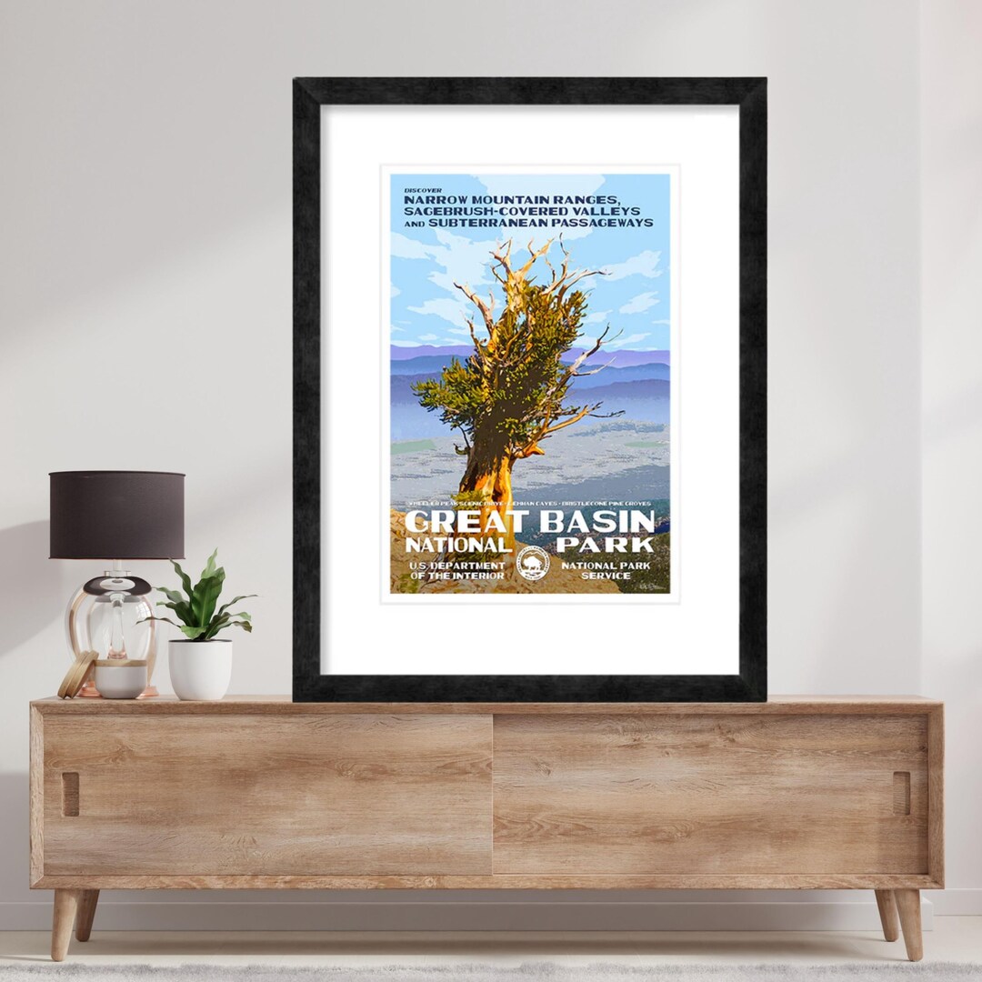 Great Basin National Park Poster, Nevada Photography Gift, National ...