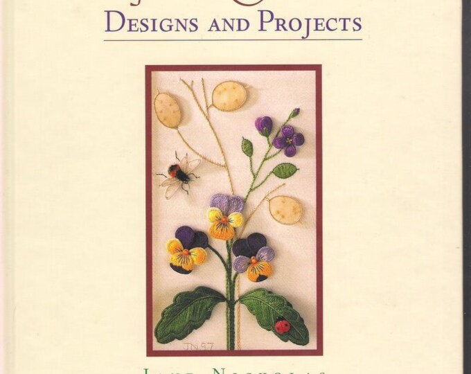 Stumpwork Embroidery Design Book - Jane Nicholas - Etsy
