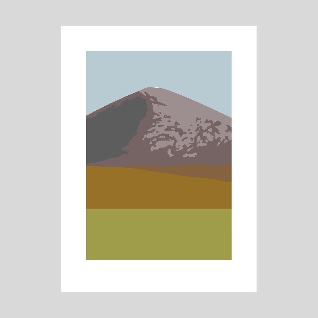 Beautiful Art Print of Croagh Patrick, Count Mayo, Irish Wall Art ...