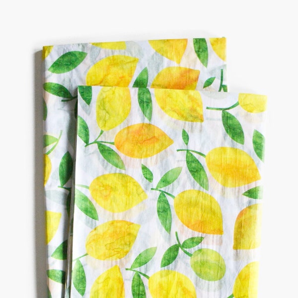 Lemon Tissue Paper - Etsy