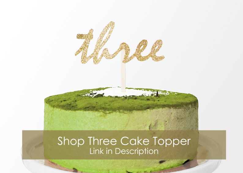 Number 3 Cake Topper Gold 3 Cake Topper 3rd Birthday Cake - Etsy Canada